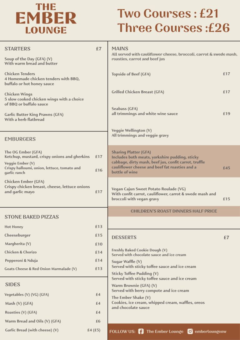 Homepage - The Ember Lounge